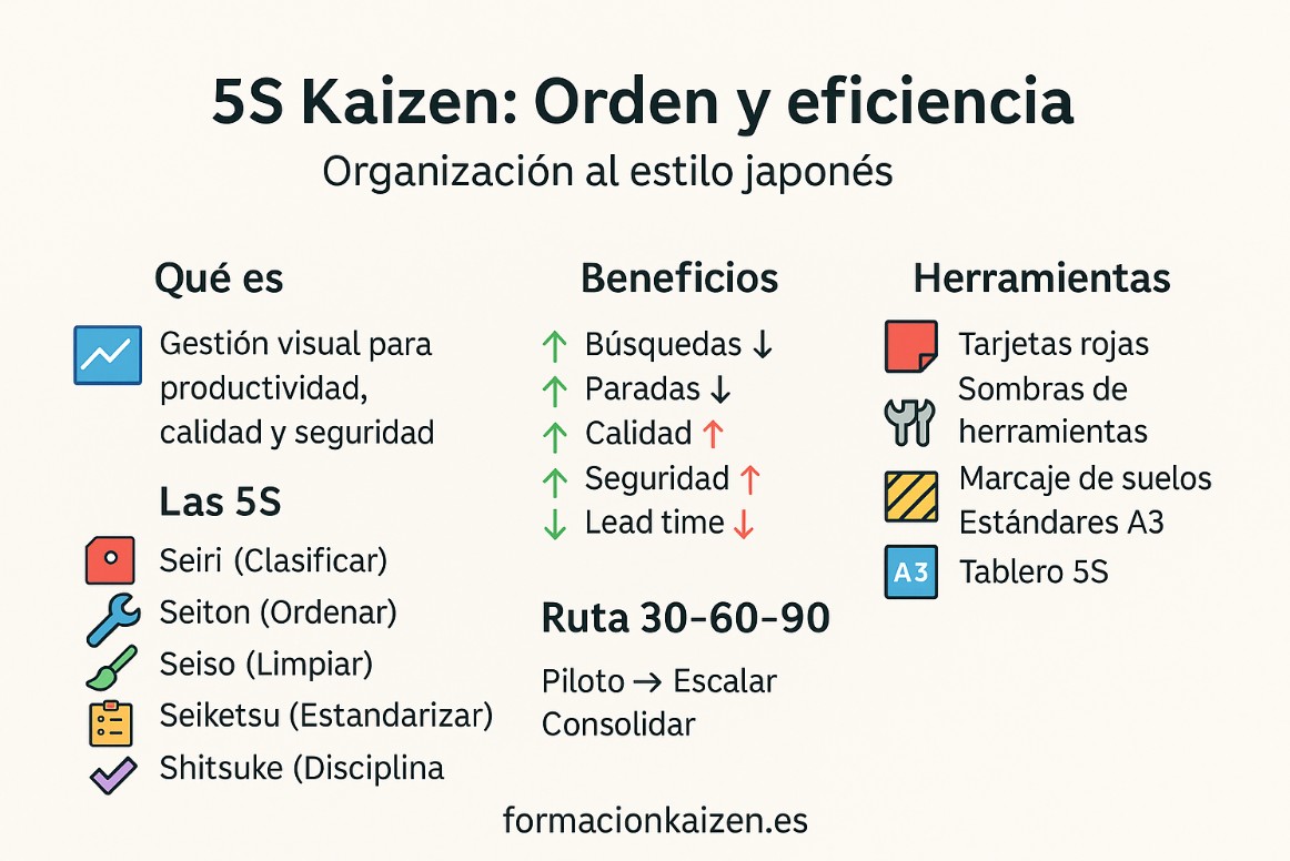 S Kaizen explicado: organización y eficiencia al estilo japonés